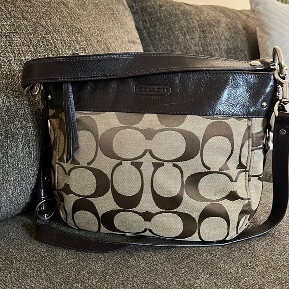 Coach | Bags | Coach Brown Classic C Pattern | Poshmark